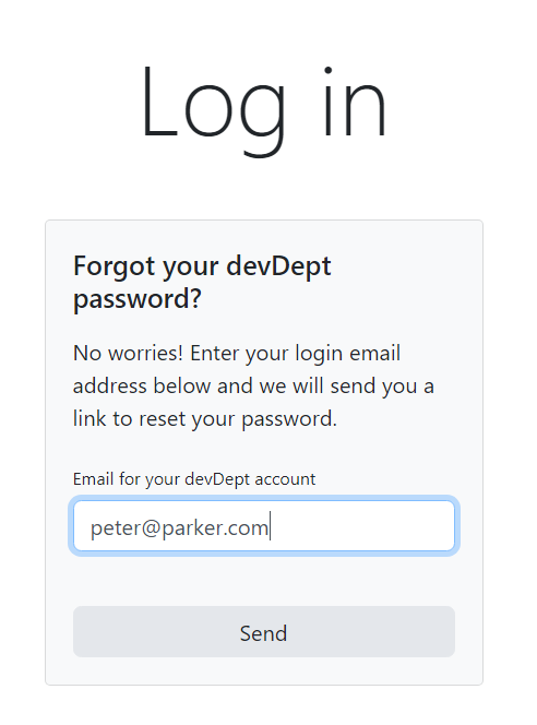 Reset or recover a forgotten password – Help Center