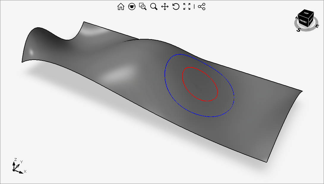 Offsetting a Curve on a Surface – Help Center